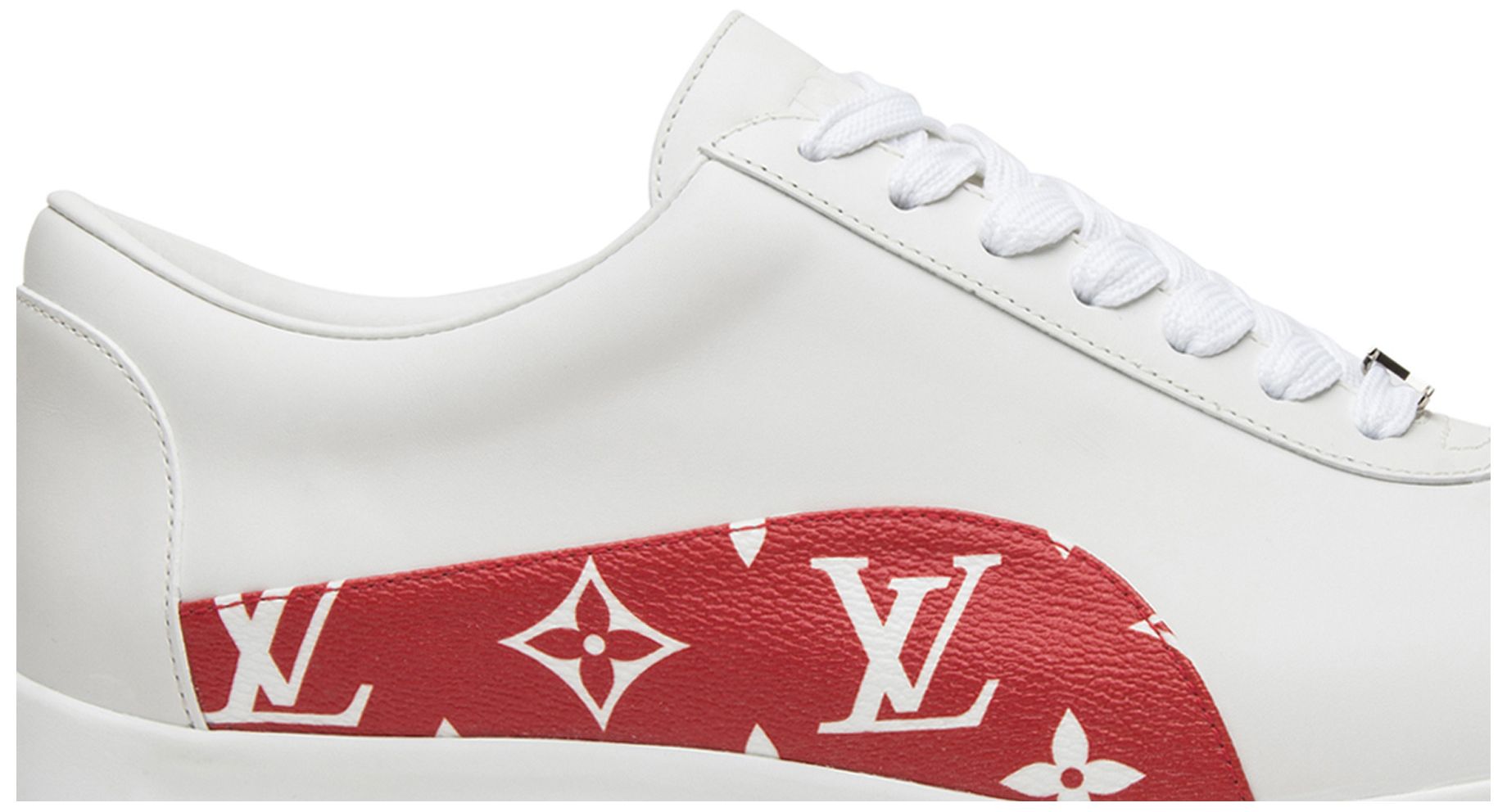 Buy Supreme x Louis Vuitton Sport Sneaker 'Monogram Red' - CL 0147 | GOAT