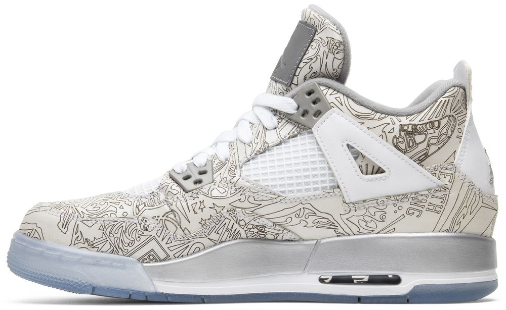 Buy Air Jordan 4 Retro BG '30th Anniversary Laser' - 705334 105 | GOAT