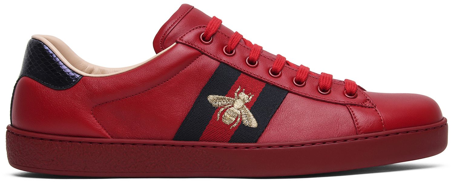 Buy Gucci Ace Embroidered 'Red Bee' - 429446 A38G0 6459 | GOAT