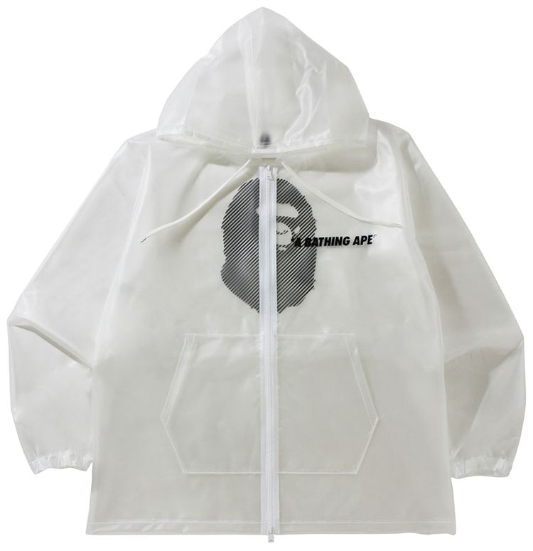 Buy BAPE Transparent Hoodie Jacket 'Clear' - 1H80 140 017 CLEAR | GOAT