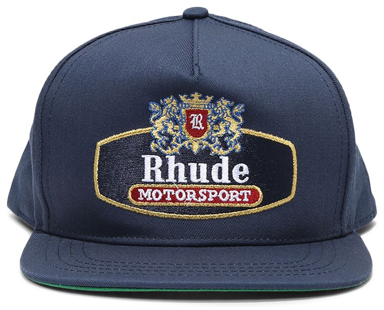 Buy Rhude Racing Crest Hat 'Navy' - FW22HA10606302 | GOAT
