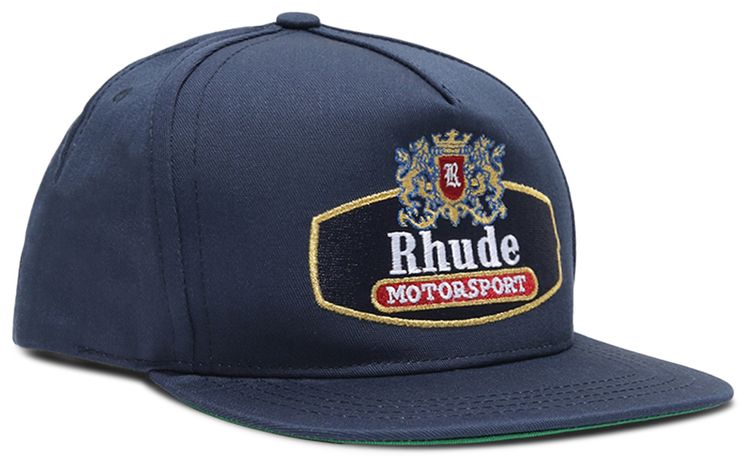 Buy Rhude Racing Crest Hat 'Navy' - FW22HA10606302 | GOAT