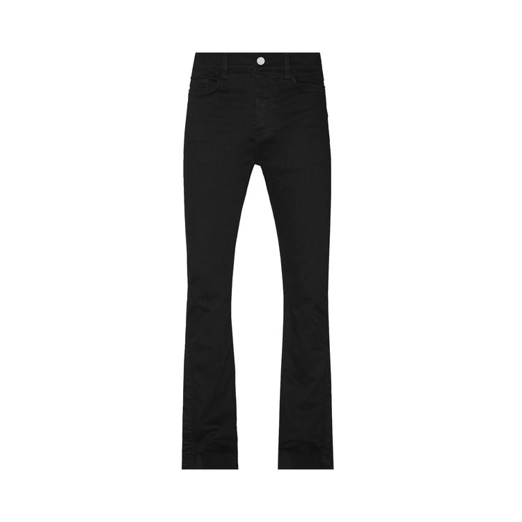 Buy Amiri Stacked Flare Jean 'Black' - AW22MDF001 018 BLAC | GOAT