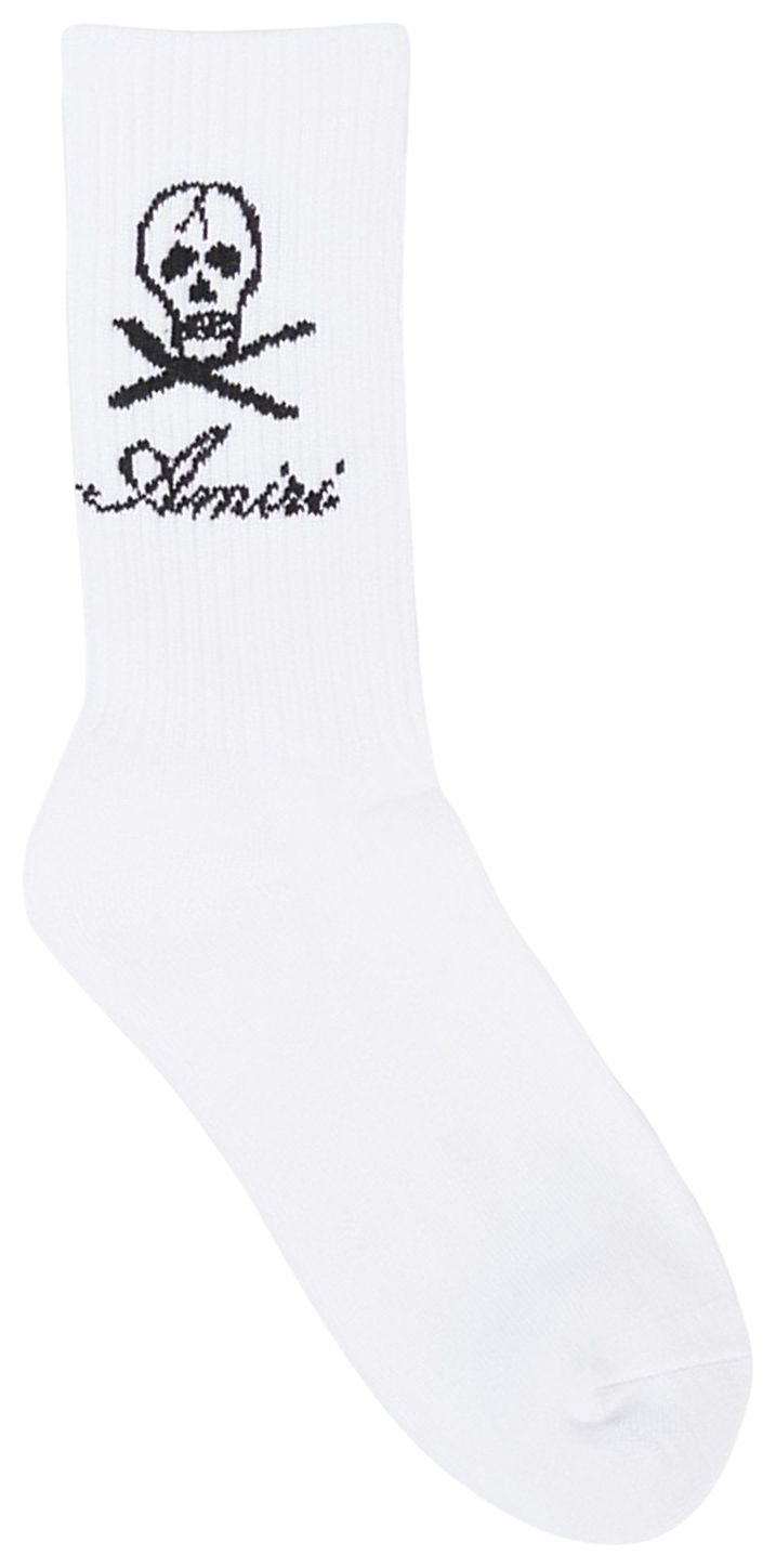 Buy Amiri x Wes Lang Skull Head Sock 'White' - AW22MHR009 100 WHIT | GOAT