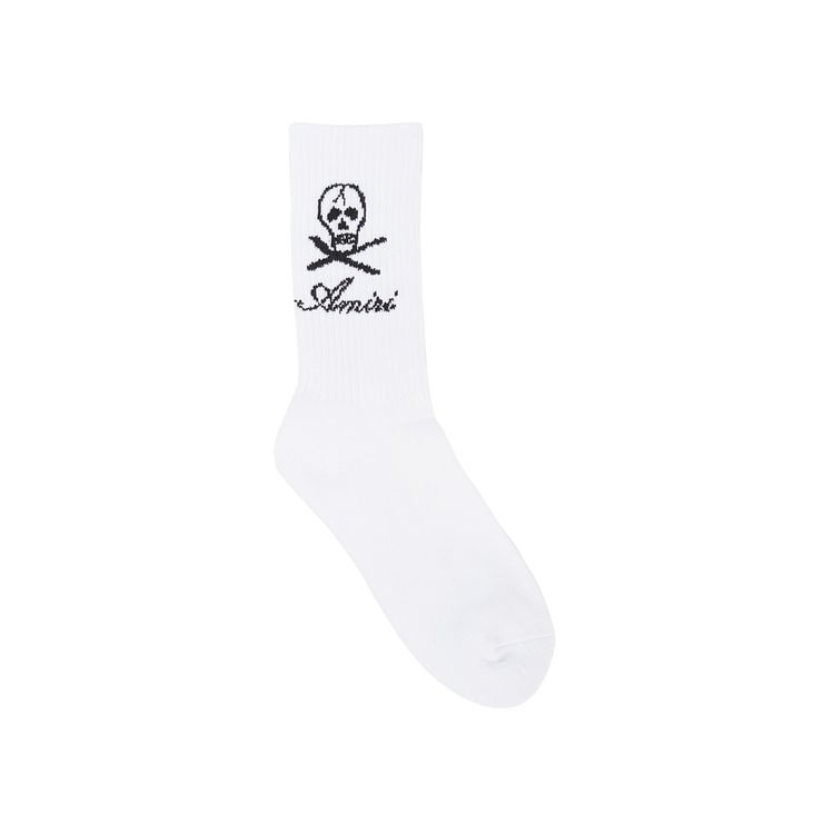 Buy Amiri x Wes Lang Skull Head Sock 'White' - AW22MHR009 100 WHIT ...