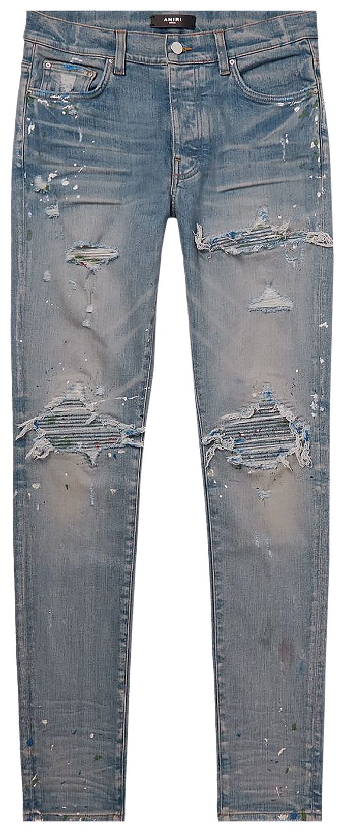 Buy Amiri Flannel MX1 'Clay Indigo' - AW22MDS013 408 CLAY | GOAT