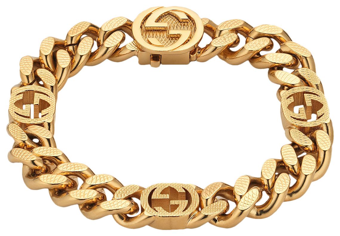 Buy Gucci Bracelet With Interlocking G 'Yellow Gold' - 675758 I4600 ...