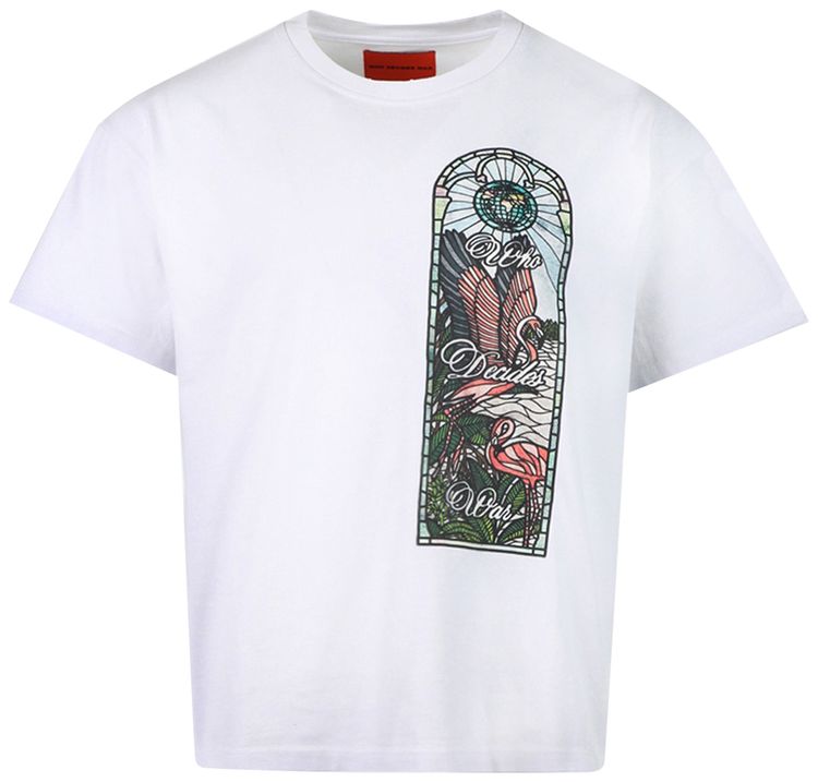 Who Decides War Flamingo Staff Tee 'Cloud' | GOAT