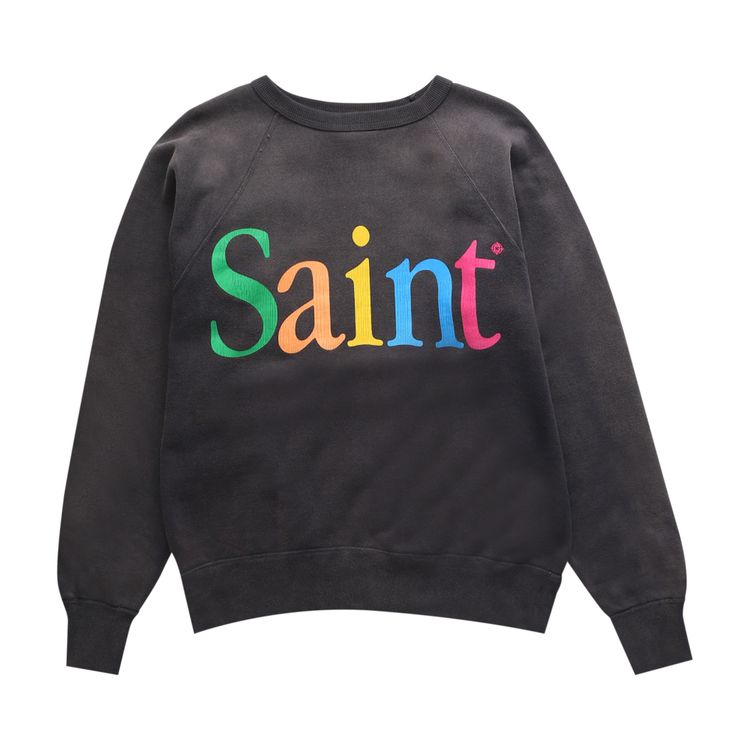 Buy SAINT Mxxxxxx Colorful Saint Crew 'Black' - SM A22 1111 015 | GOAT