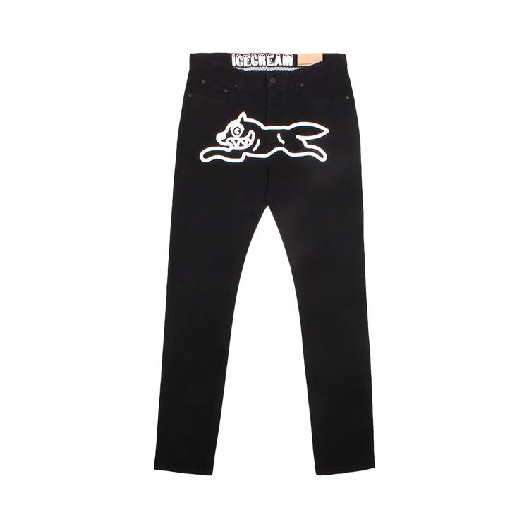 Buy Icecream Raygun Running Dog Pants 'Black' - 421 6100 BLAC | GOAT