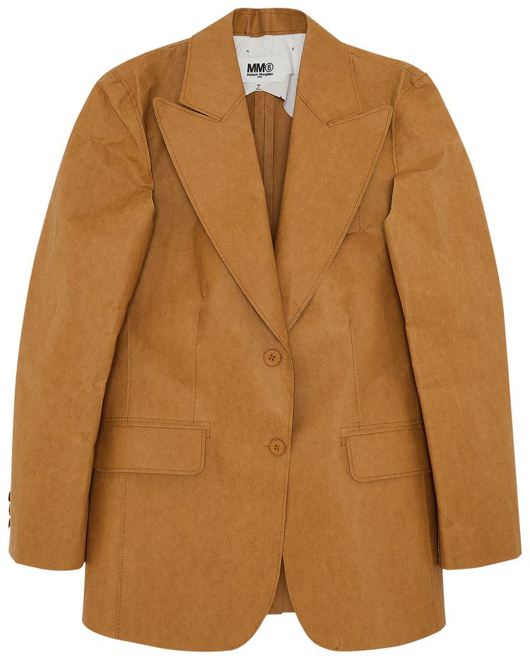 Buy MM6 Maison Margiela Paper Jacket 'Brown' - S62BN0051 SV0089 166 | GOAT