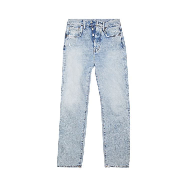 Buy Acne Studios Straight Fit Jeans 'Light Blue' - A00171 GOAT LIGH | GOAT