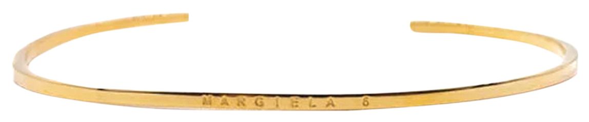 Buy MM6 Maison Margiela Logo Bangle 'Gold' - SM7UY0020 SV0109 950 | GOAT