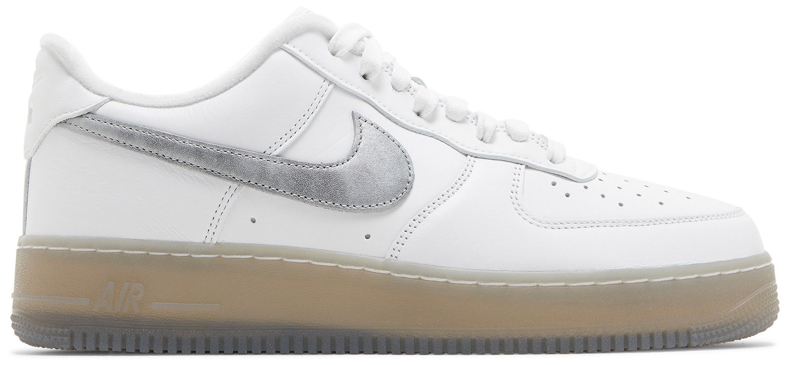 Buy Nike Air Force 1 '07 Premium 'White Metallic Silver' - DX3945 100 ...