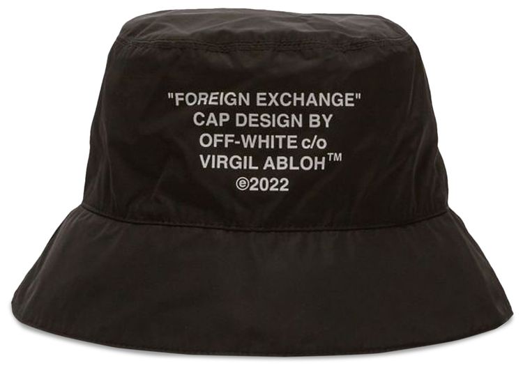 Buy Off-White Foreign Exchange Bucket Hat 'Black/White ...