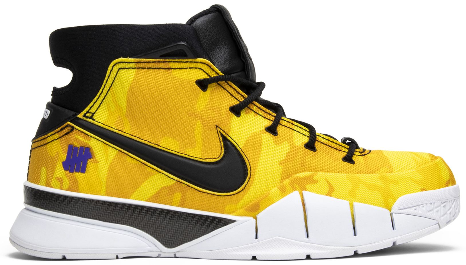 Buy Undefeated x Nike Zoom Kobe 1 Protro 'Yellow Camo' - BV1207 901 | GOAT