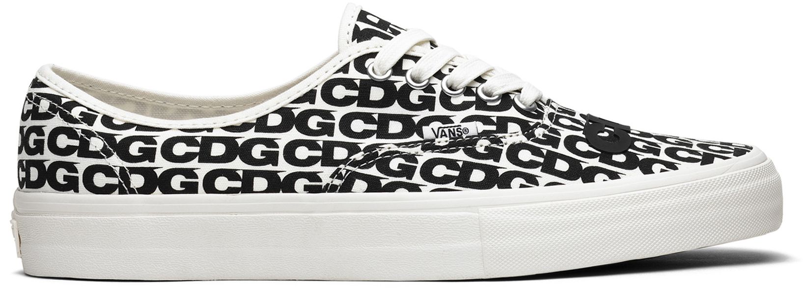 Buy Comme des Garçons x Vans Authentic 'CDG Print - Black White' 2018 ...