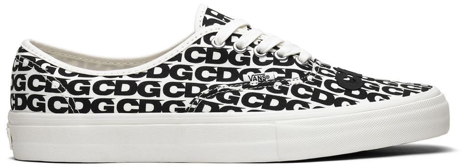 Buy Comme des Garçons x Vans Authentic 'CDG Print - Black White' 2018 ...