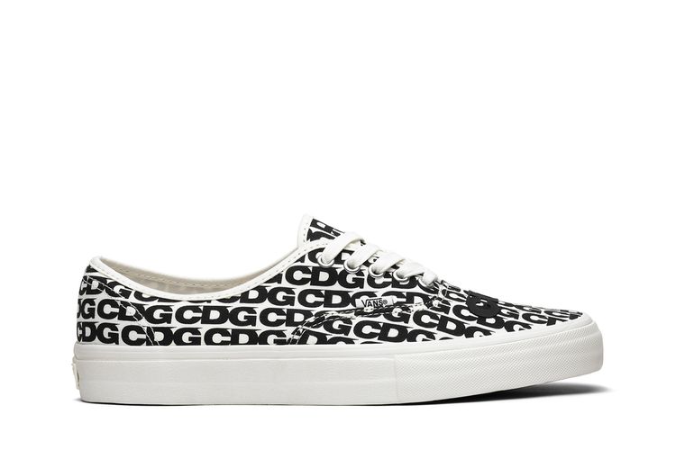 Buy Comme des Garçons x Vans Authentic 'CDG Print - Black White' 2018 ...