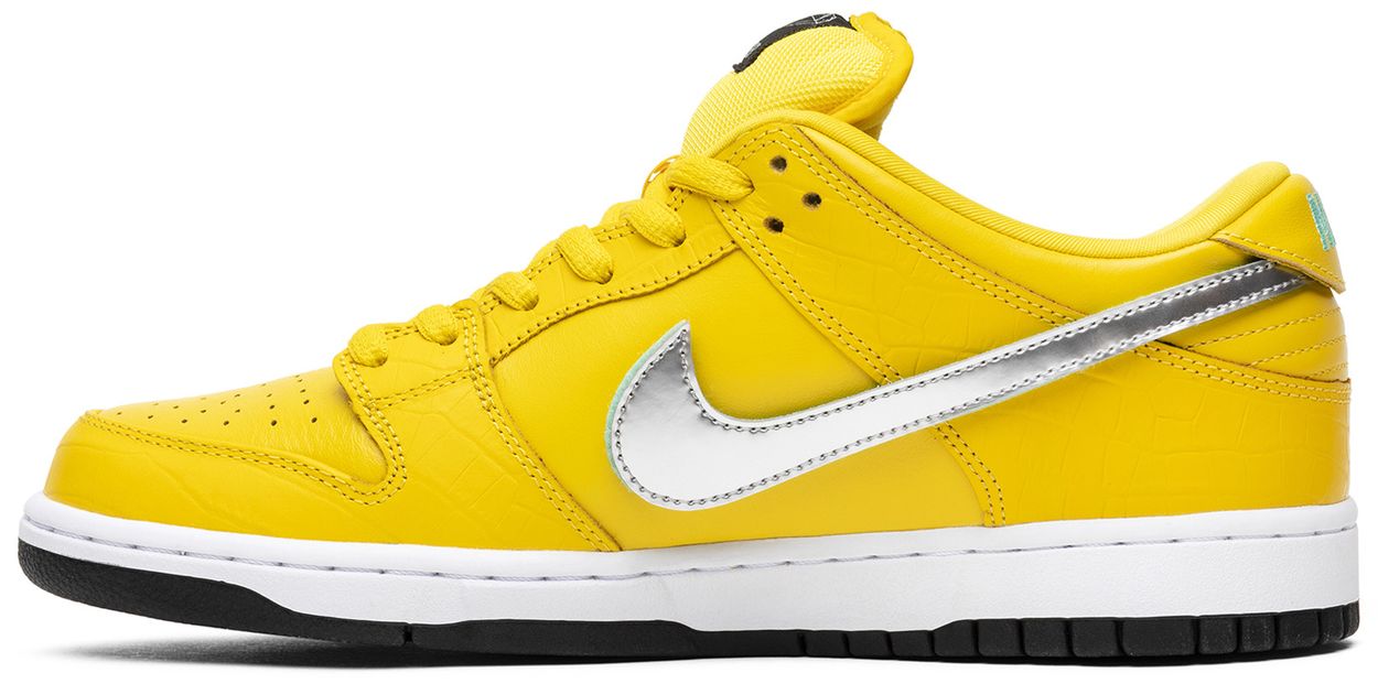Buy Nike Diamond Supply Co. x Dunk Low Pro SB 'Canary Diamond' - BV1310 ...
