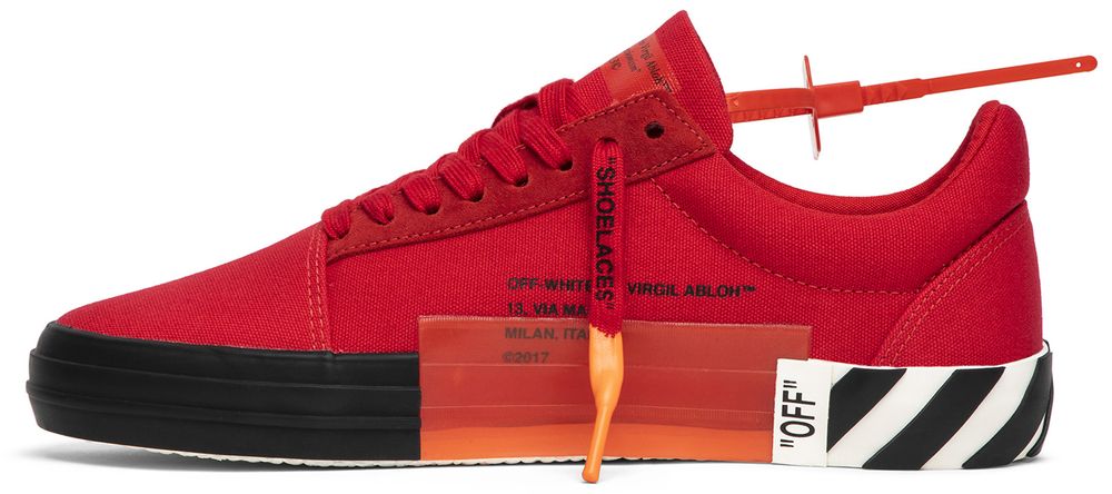Buy Off-White Vulc Low Top 'Red' - OMIA085R198000 162000 | GOAT