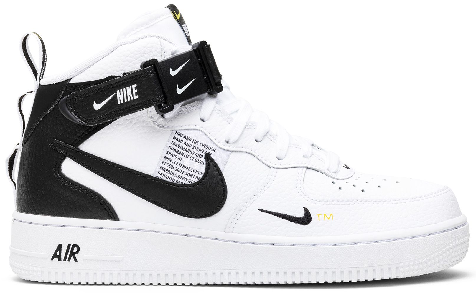 Buy Nike Air Force 1 Mid '07 LV8 'White Black' - 804609 103 | GOAT
