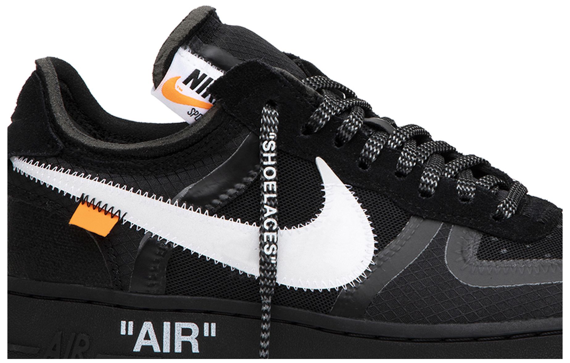 Buy Off-White x Nike Air Force 1 Low 'Black' - AO4606 001 | GOAT