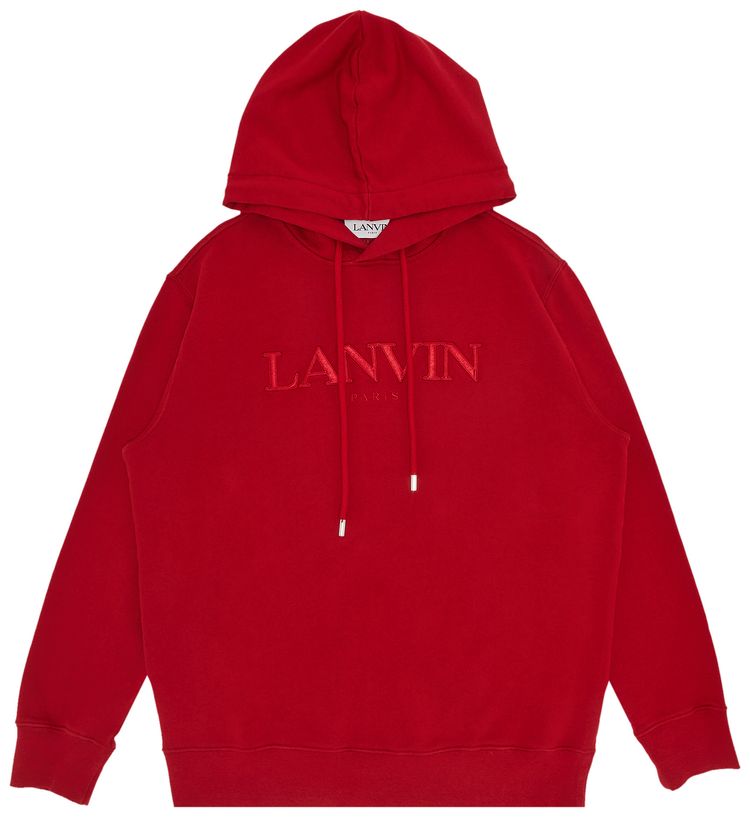 Buy Lanvin Paris Embroidered Hoodie 'Lipstick' - RW HO0003 J017 H 22 LIPS | GOAT