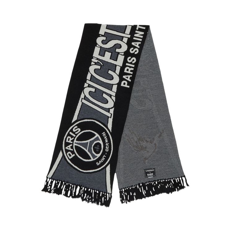 Buy Paris Saint-Germain Oversize Scarf 'Black' - P14663 BLAC | GOAT