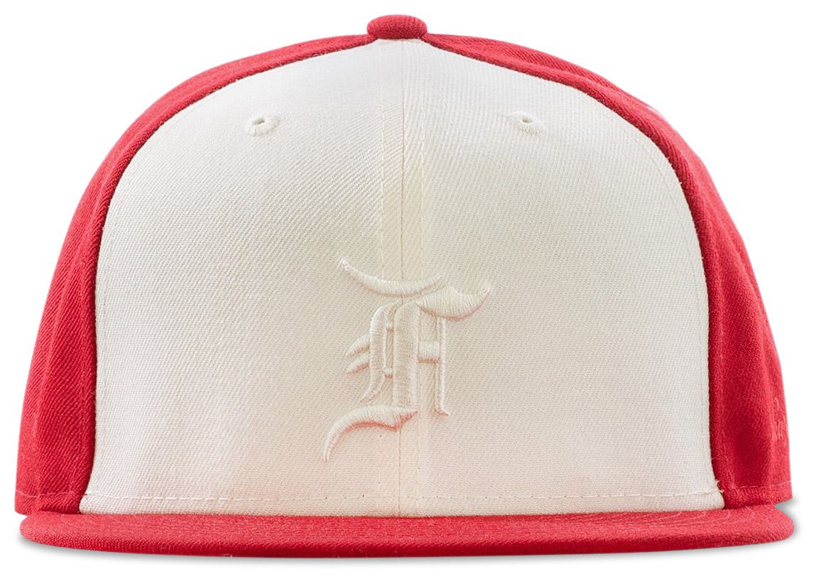 Buy Fear of God Essentials x New Era 59Fifty Fitted Cap 'Red/White ...