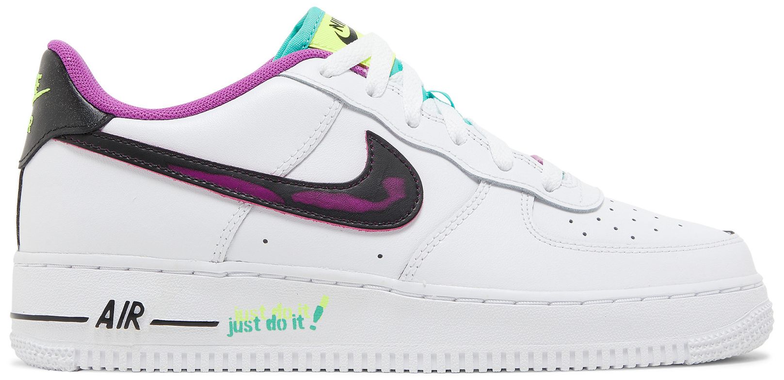 Buy Nike Air Force 1 LV8 GS 'Just Do It!' - DX3933 100 | GOAT