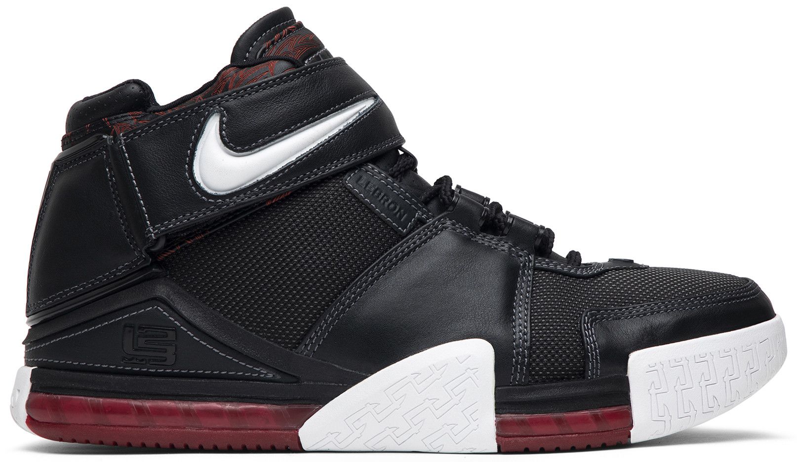 Buy Nike Zoom LeBron 2 'Black Crimson' - 309378 011 | GOAT