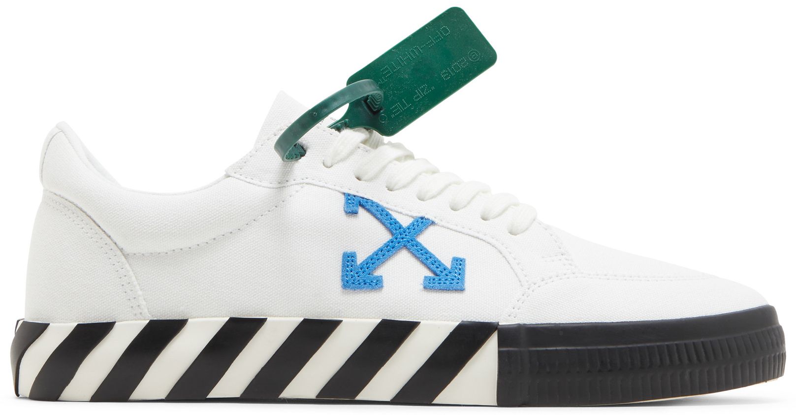 Buy Off-White Vulc Sneaker 'White Blue' - OMIA085F22FAB001 0145 | GOAT