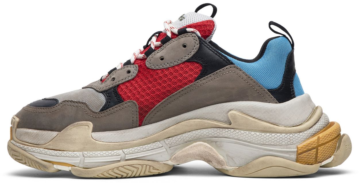 Buy Balenciaga Triple S Sneaker 'Blue Red' 2018 - 533883 W09O2 4365 ...