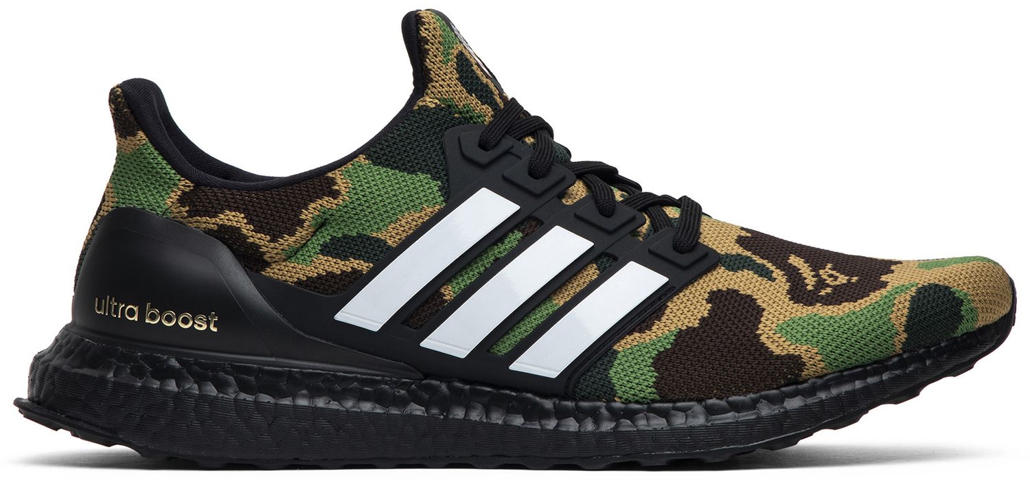 Buy A Bathing Ape x adidas UltraBoost 4.0 'Green Camo' - F35097 | GOAT