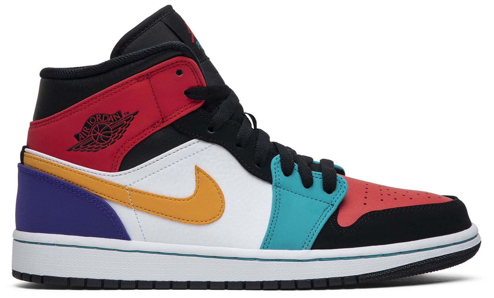 Buy Air Jordan 1 Mid 'Multi-Color' - 554724 125 | GOAT