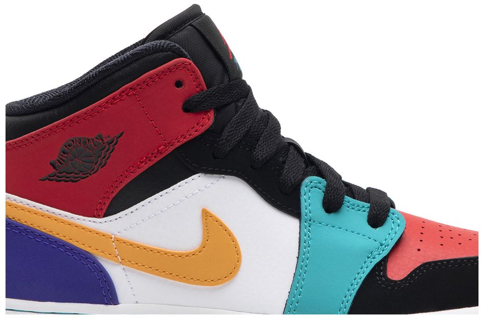 Buy Air Jordan 1 Mid GS 'Multi-Color' - 554725 125 | GOAT
