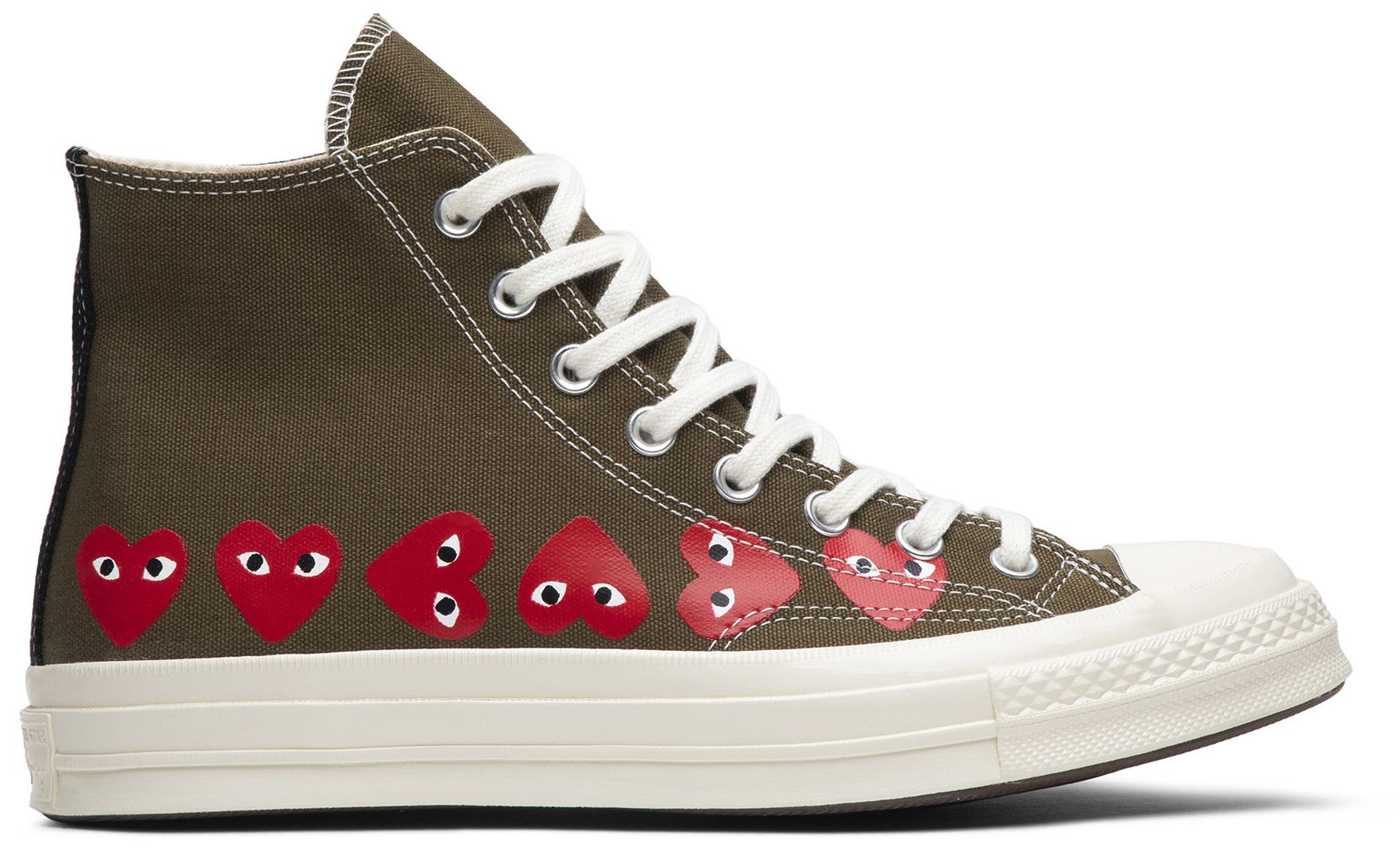 Buy Comme des Garçons Play x Converse Chuck 70 Hi Top 'Multi Heart ...