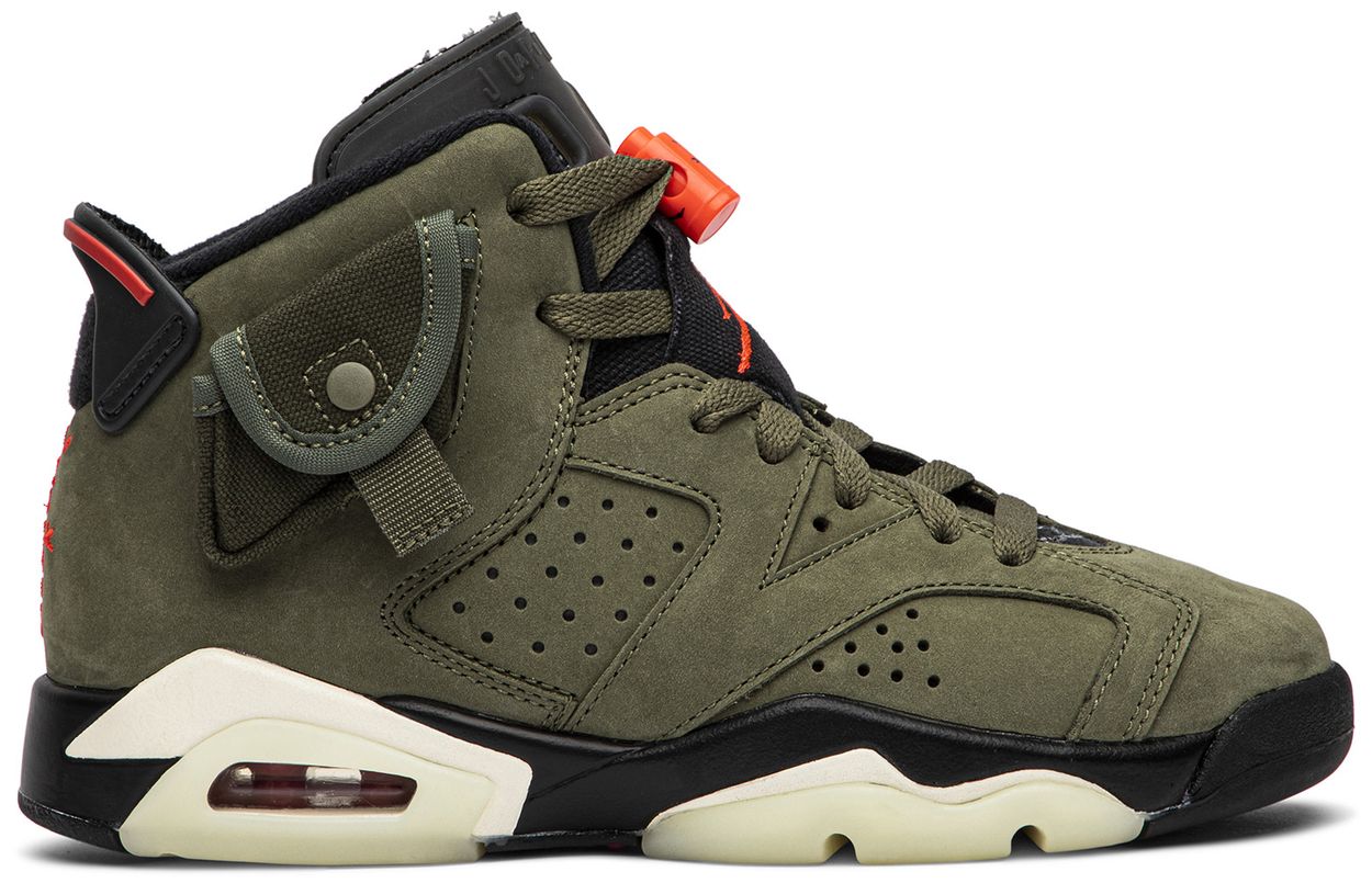 Buy Travis Scott x Air Jordan 6 Retro GS 'Olive' - CN1085 200 | GOAT