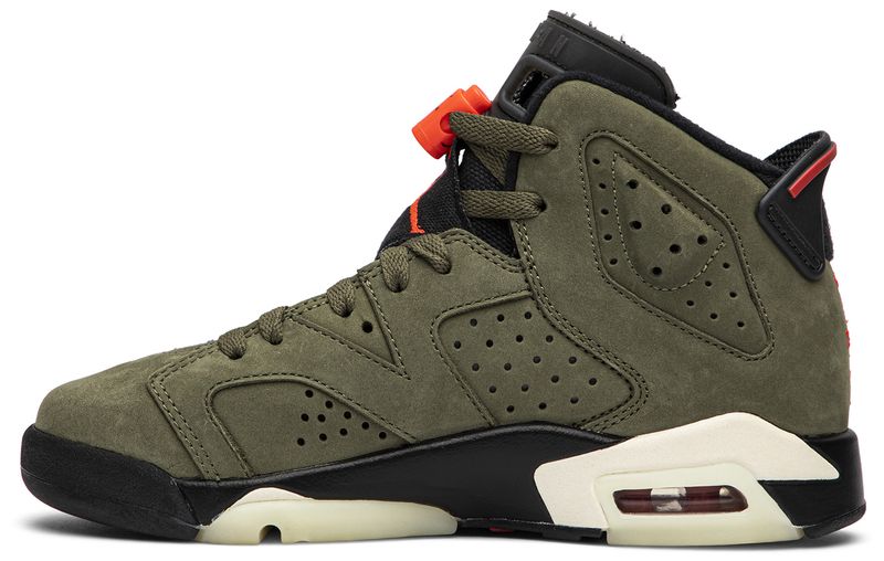 Buy Travis Scott x Air Jordan 6 Retro GS 'Olive' - CN1085 200 | GOAT