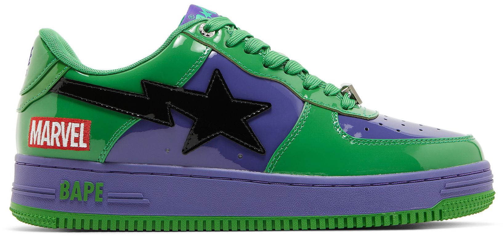 Buy Marvel x Bapesta 'Hulk' - 1I73191904 | GOAT