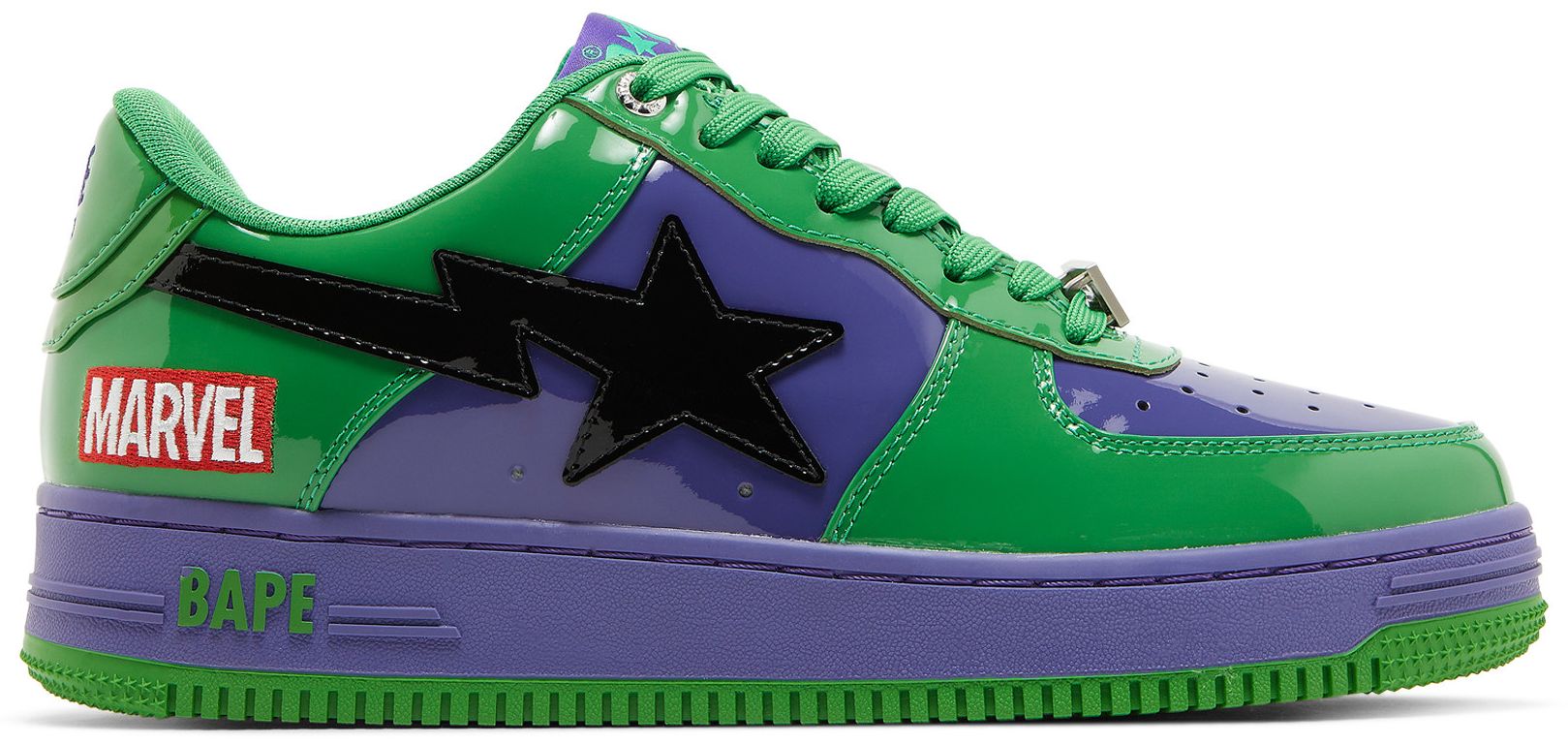 Buy Marvel x Bapesta 'Hulk' - 1I73191904 | GOAT