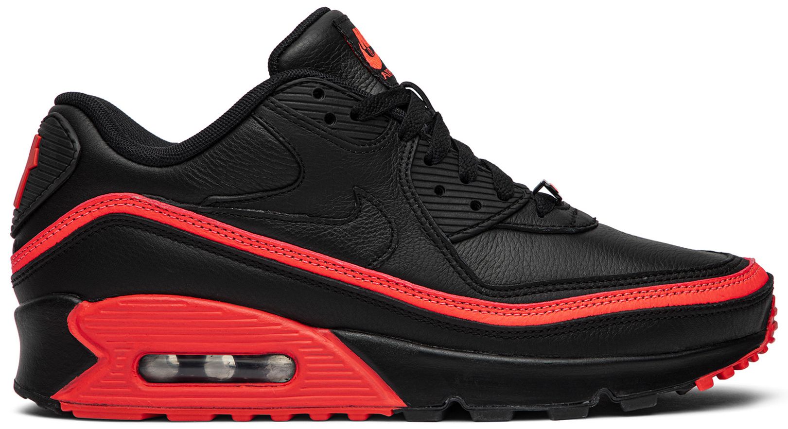 Buy Undefeated x Air Max 90 'Black Solar Red' - CJ7197 003 | GOAT