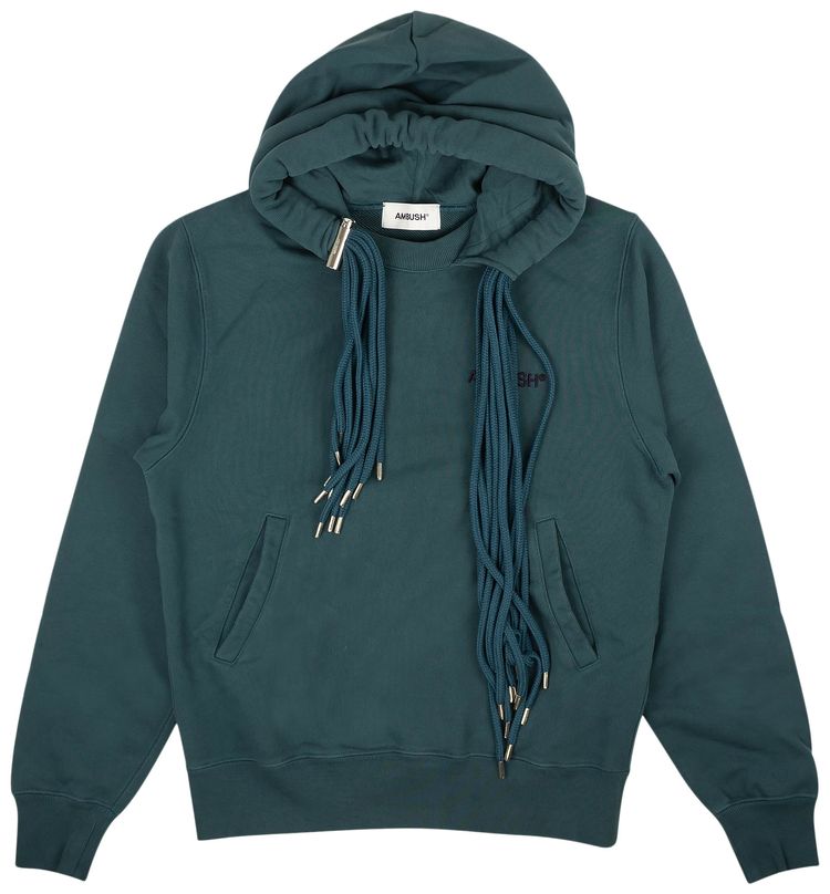 Buy Ambush Multi Drawstring Logo Hoodie Sweatshirt 'Blue ...
