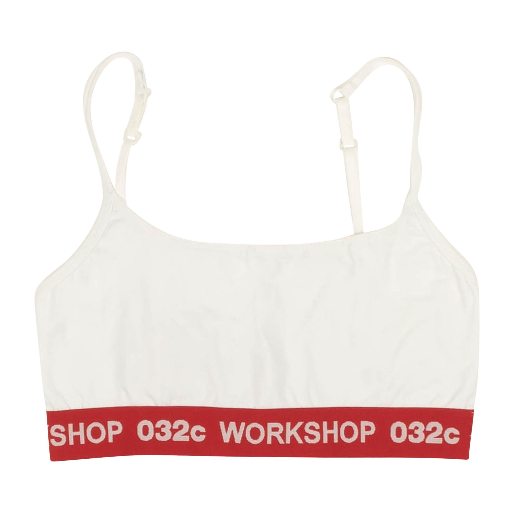 Buy 032C Logo Classic Bralette 'White' - 032C 11 WHIT | GOAT