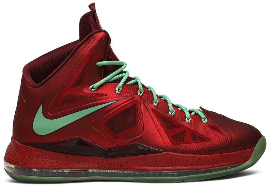 Buy Nike LeBron 10 'Christmas' - 541100 600 | GOAT