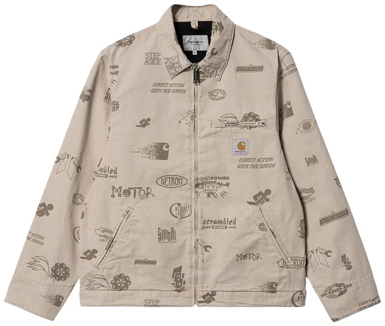 Buy Carhartt WIP Motor City Detroit Jacket 'Motor City Print/Wall Storm ...