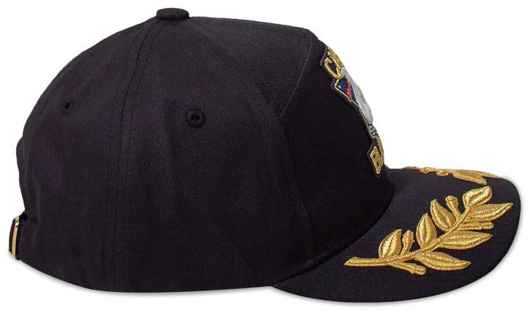 Buy Casablanca Par Avion Laurel Cap 'Casablanca Paravion/Black' - AF22 HAT 008 01 CASA | GOAT