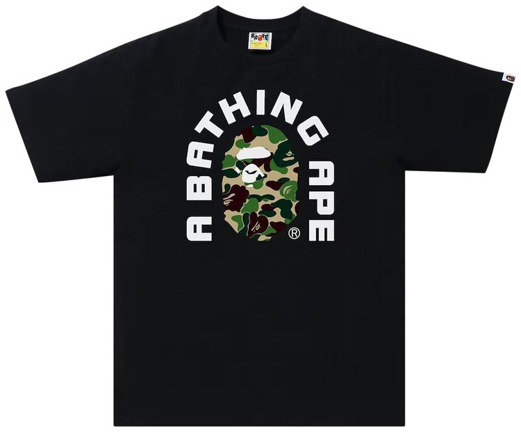 Buy BAPE ABC Camo College 2020 Tee 'Black/Green' - 0039 1SS200103ACC2 ...