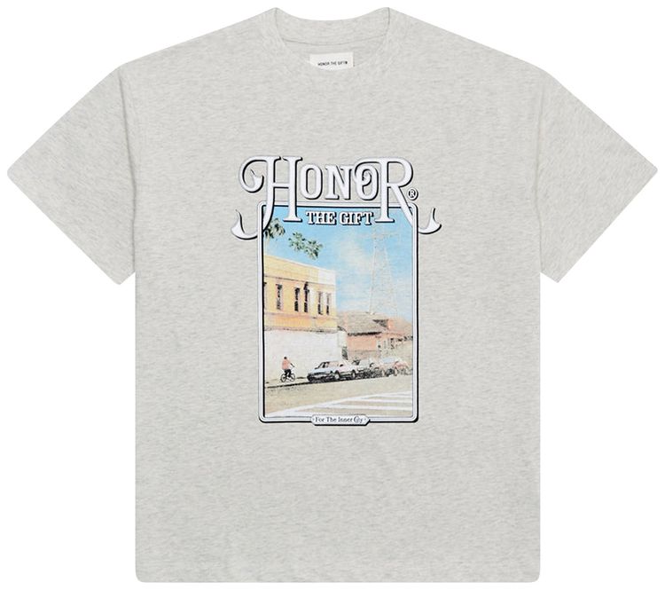 Buy Honor The Gift Our Block Short-Sleeve Tee 'Ash Heather' - HTG220344 ...